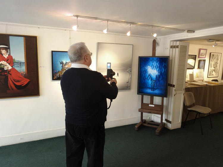 Exhibition Vert Galant Gallery – Paris – France on 2015 of artwork of ...